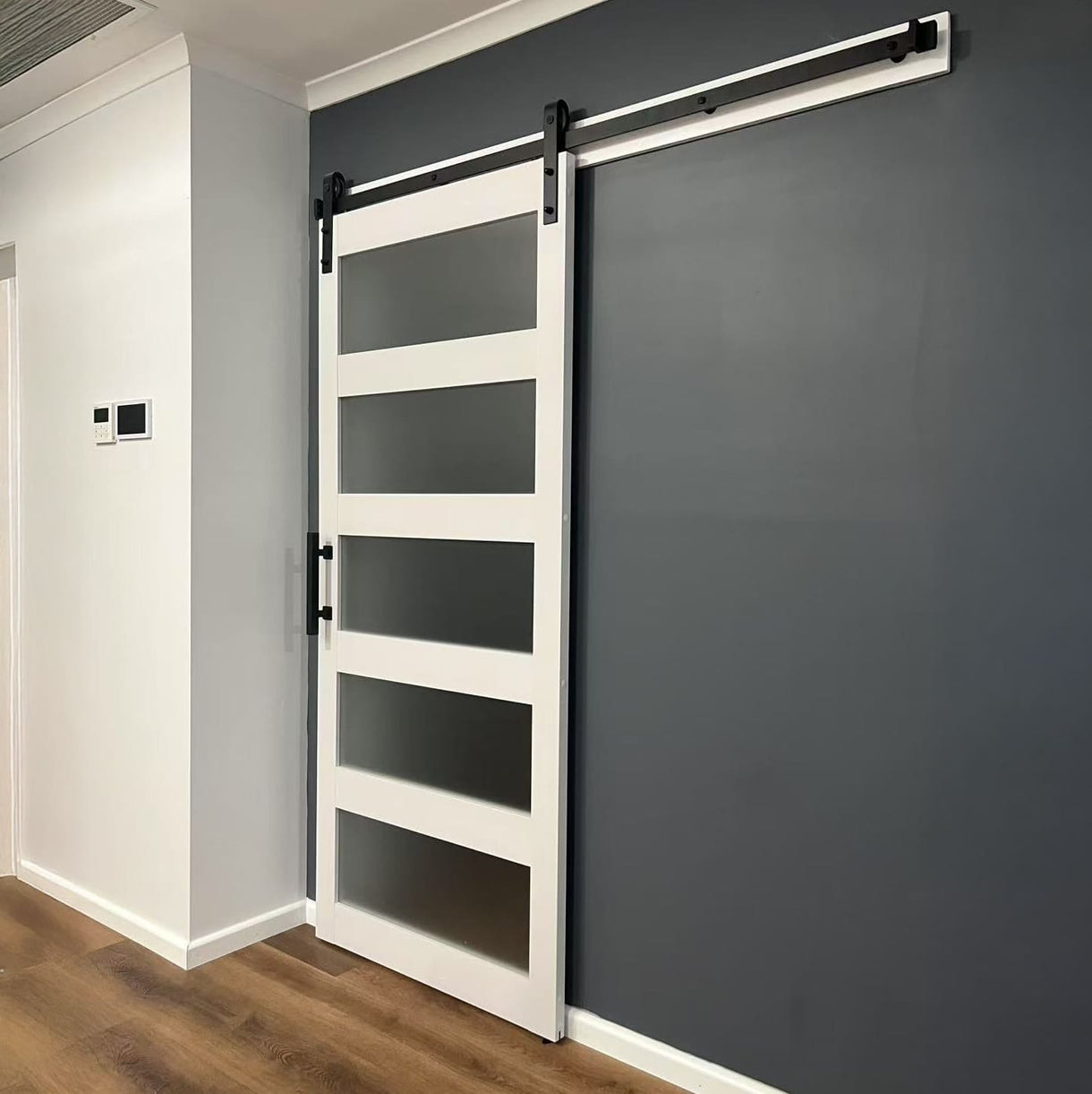 Glass White Barn Doors -Barn Door Outlet – BarnDoorOutlet